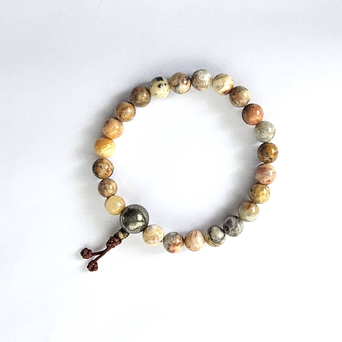 Crazy Lace Wrist Mala - NEW! - Still Sitting Meditation Supply
